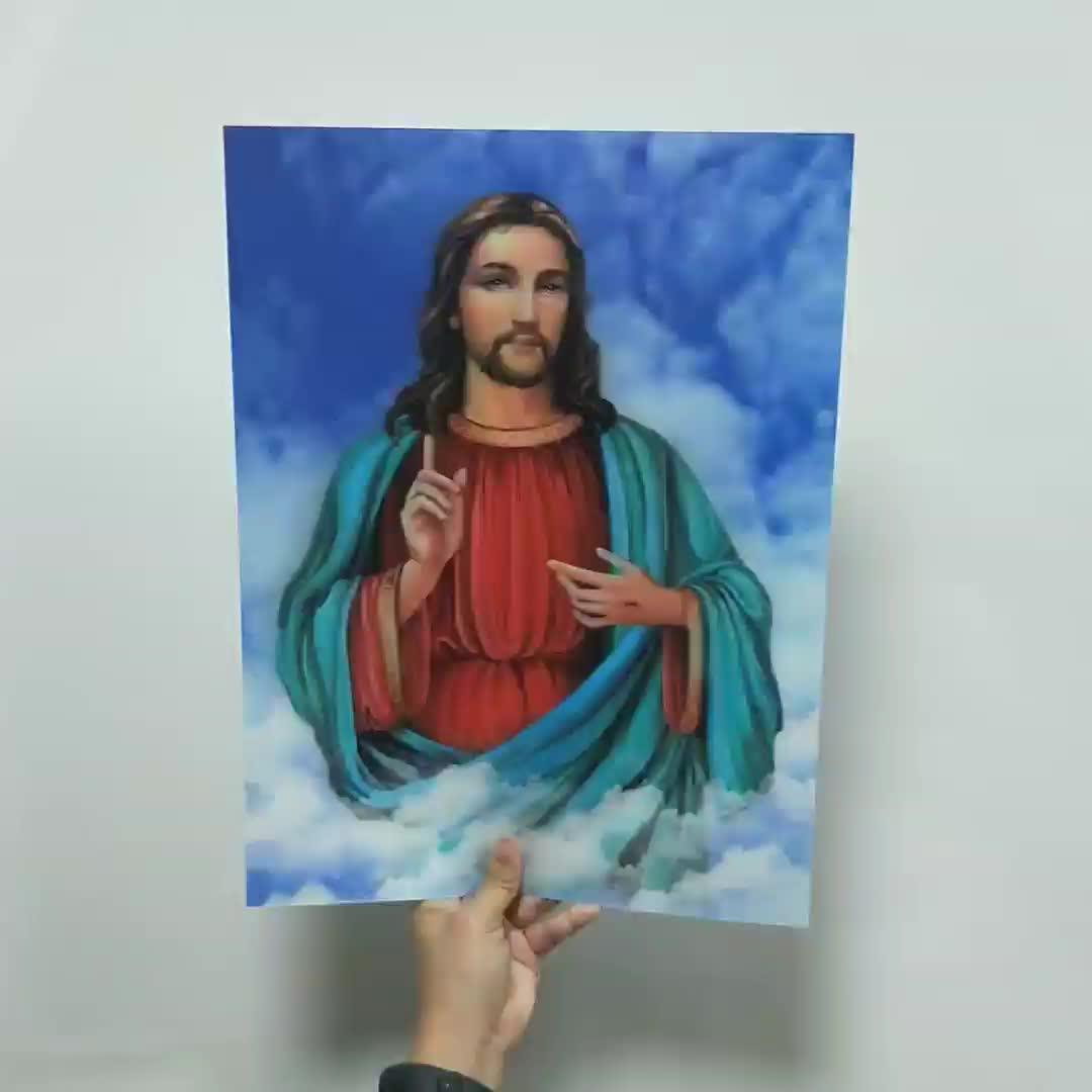New Jesus Design 5d Picture Lenticular 3d Picture Of Jesus Picture ...
