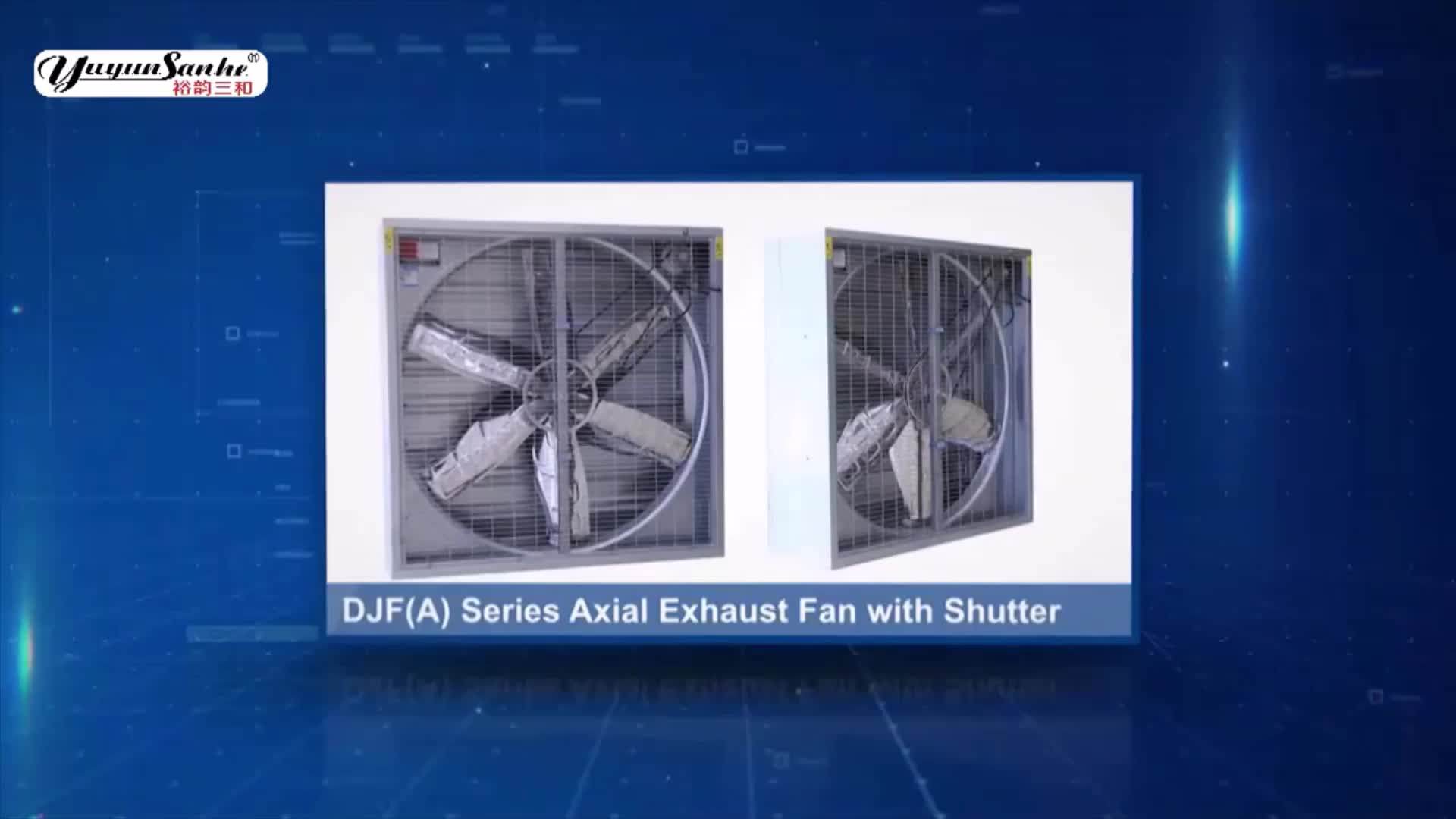 Yuyunsanhe High Efficiency Wall Mounted Industrial Exhaust Fan With ...