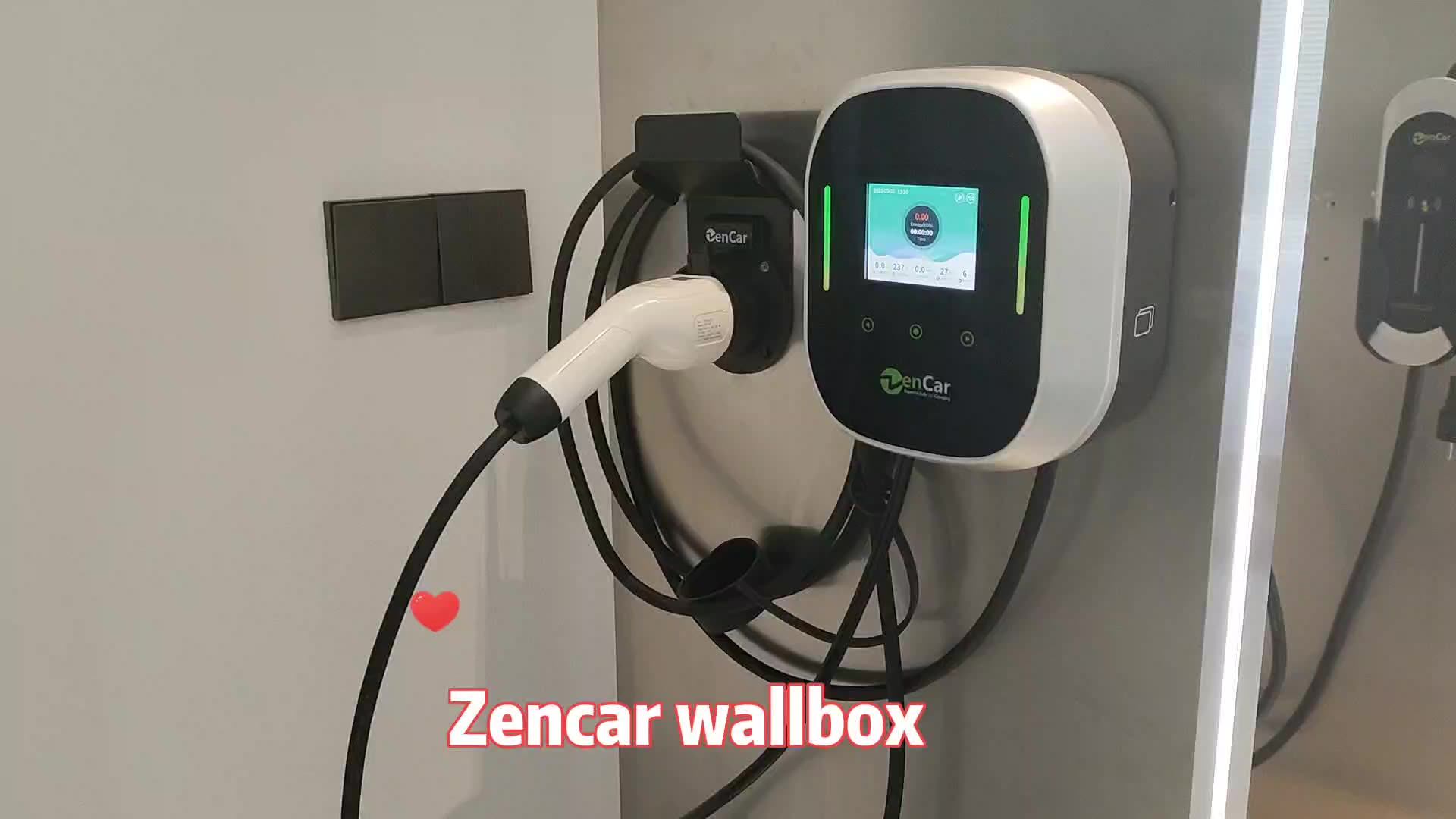 Zencar Ev Charger Wallbox 32a 7.2kw Type 2 Wall Mounted Ev Charging ...