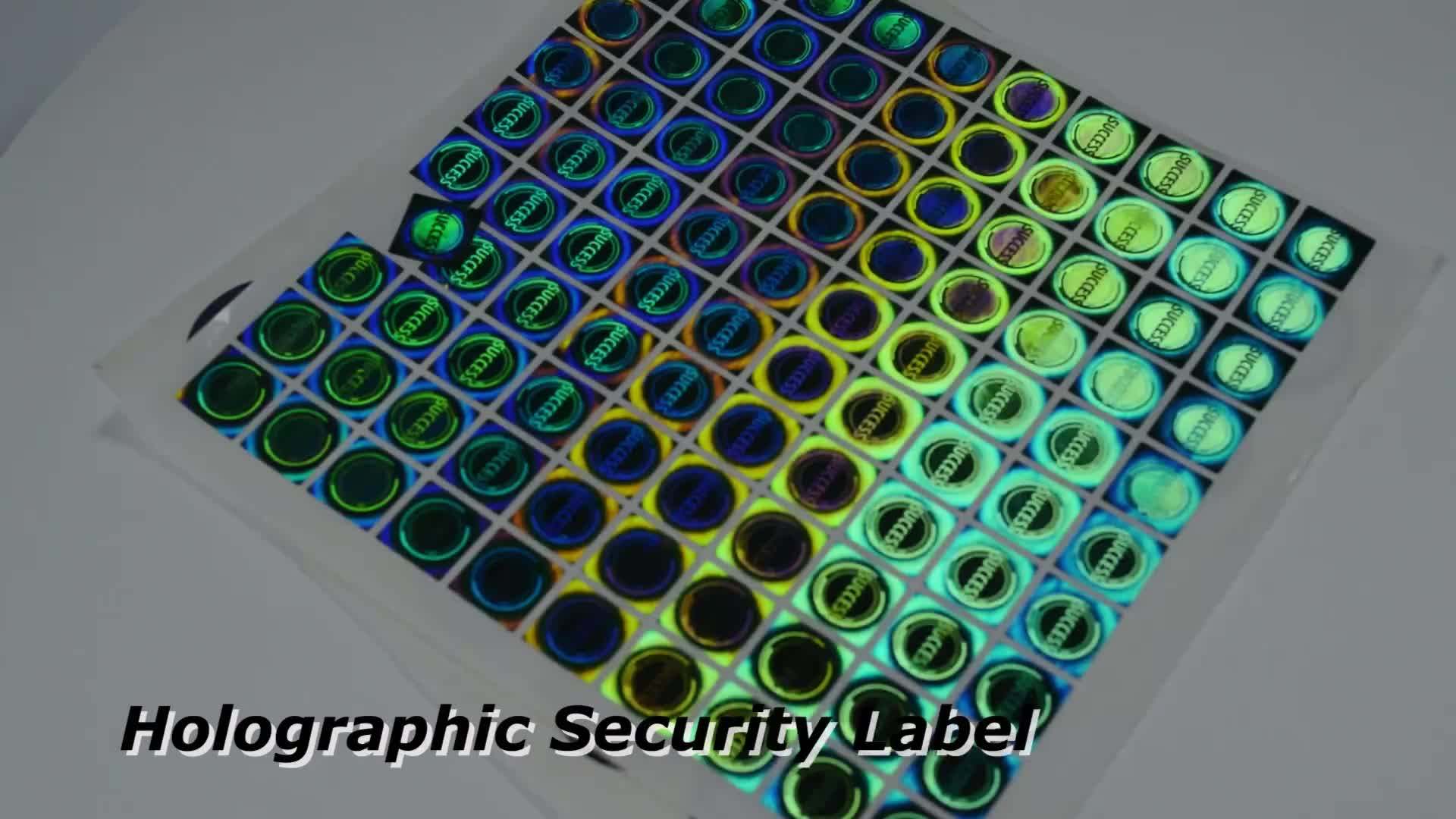 Custom Logo Made Printed 3d Laser Holographic Hologram Sticker - Buy ...