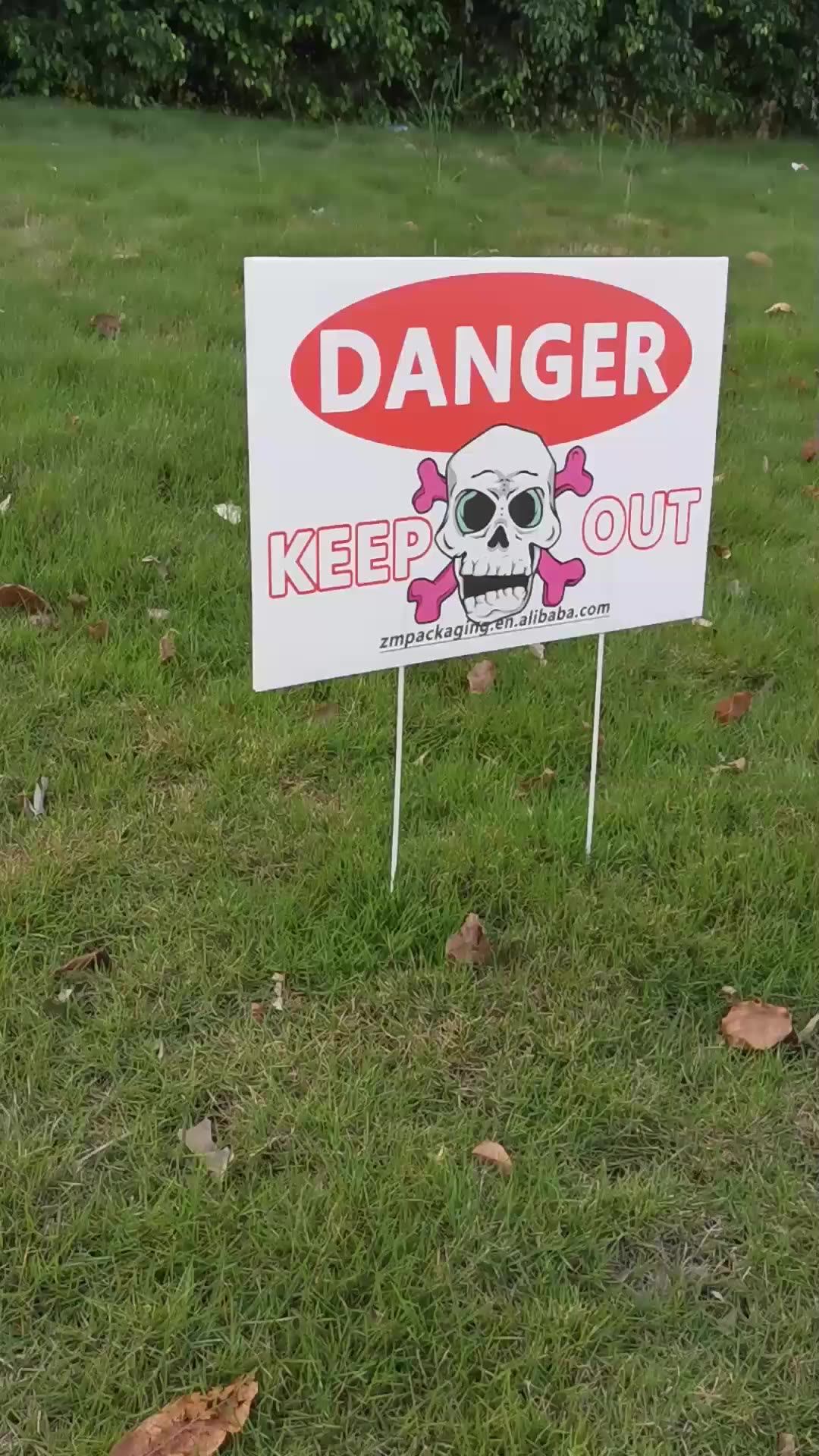 Custom Yard Sign Lawn Sign Double-sided Coroplast Outdoor Signage ...