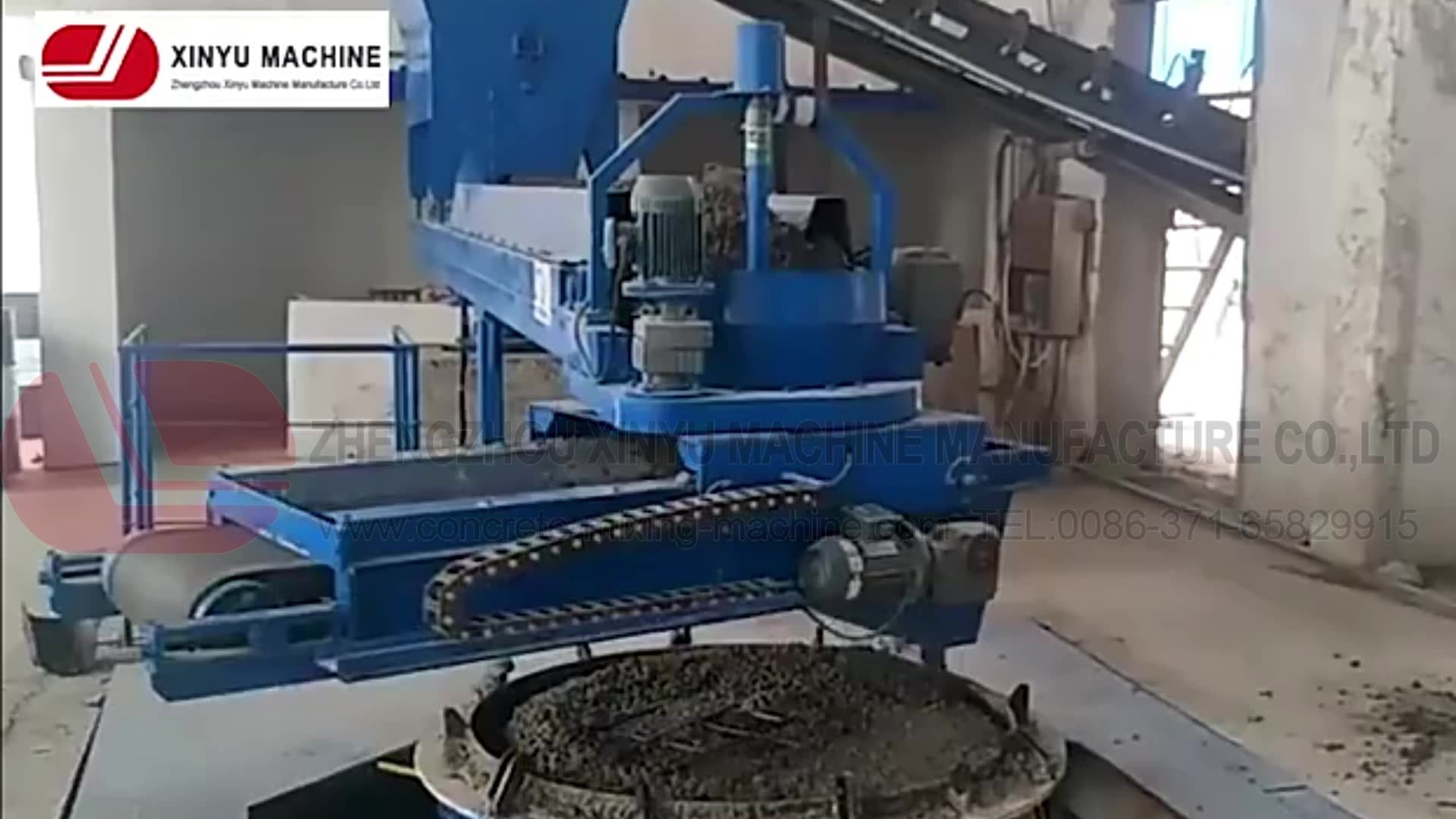 Reinforced Concrete Pipe Casting Machine For Making Concrete Pipes ...