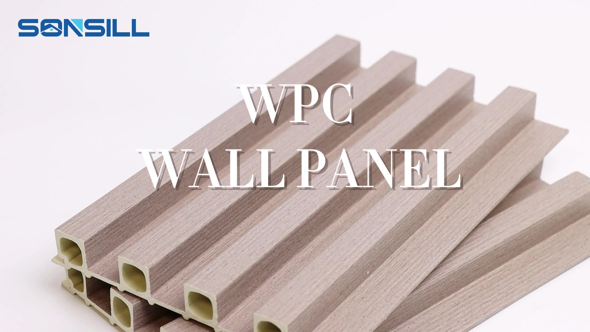 Indoor Partition Wall Board Cladding Fluted Decorative Interior Wpc ...