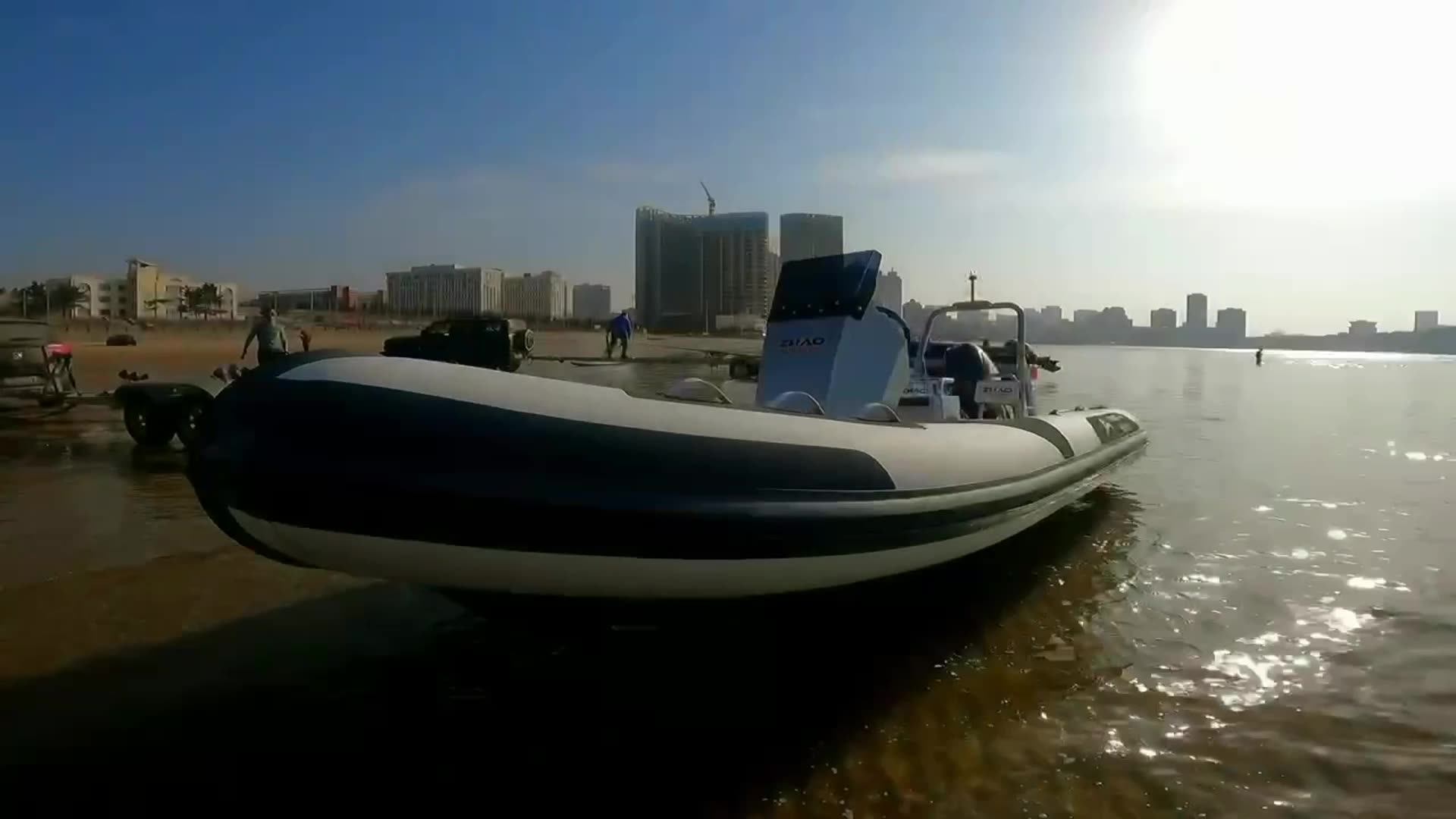 Ce Approval Luxury Deep V Orca Steering Console 16 Ft Hypalon Rigid ...