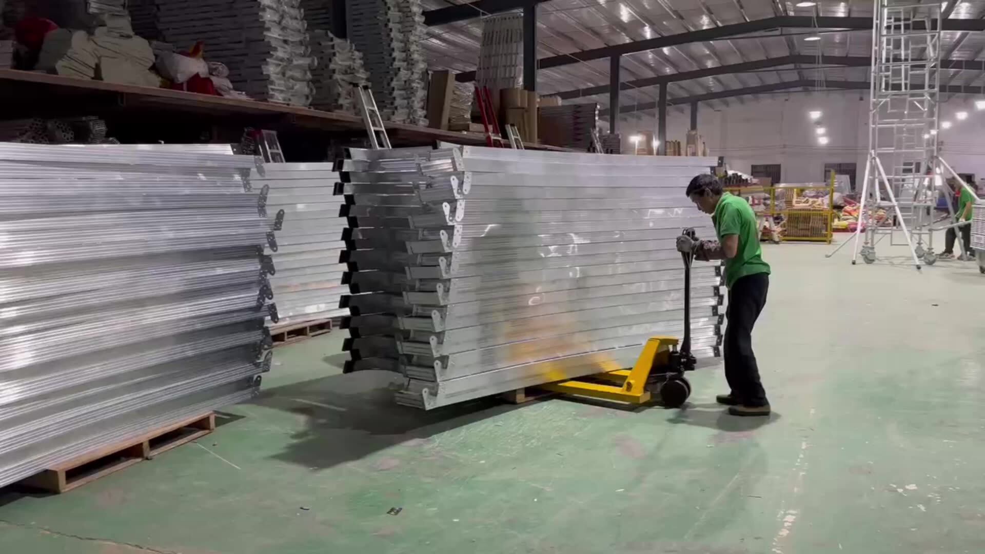 Adjustable Big Hinge Aluminum Folding Step Folding Stairs Telescopic ...