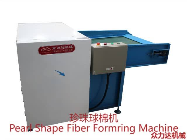 New Technology Pneumatic Pearl Shape Fiber Forming Machine Ball Fiber ...