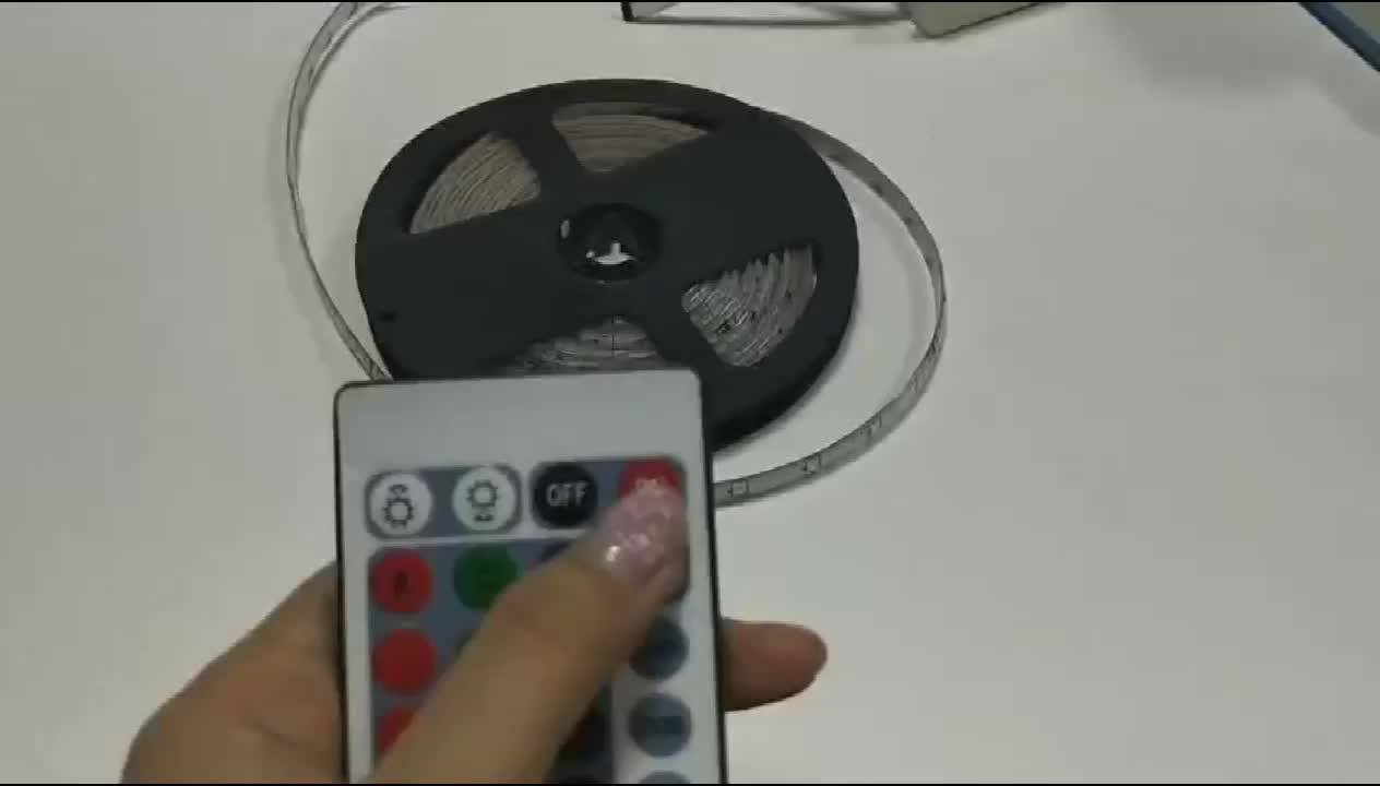 Remote Controlled Battery Operated Led Strip Light Smd 2835rgb 54leds ...