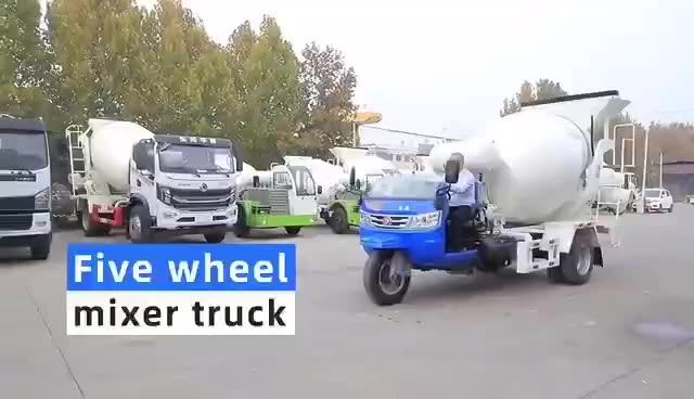 2.6m3 Five Wheeler Huge Success Concrete Diesel Mixer Five Wheel ...