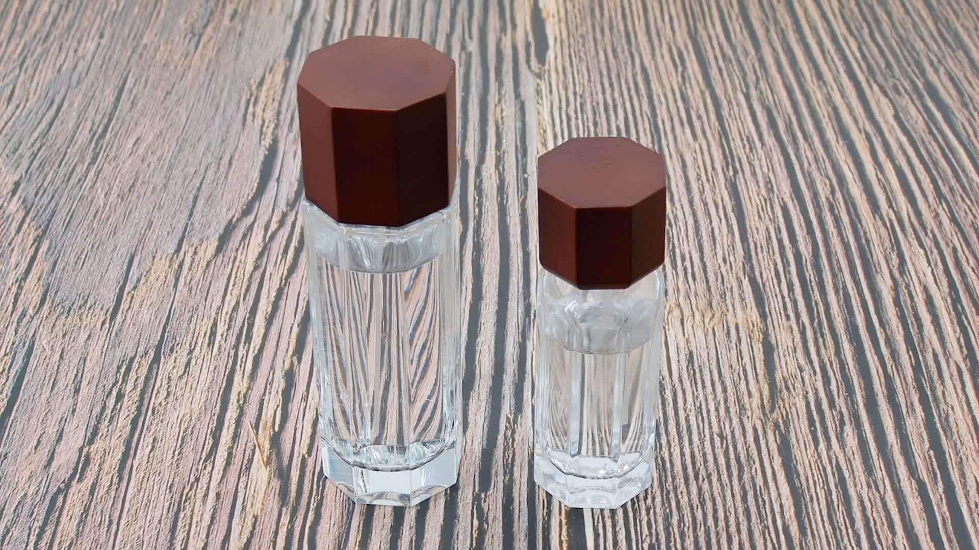 Vietnam High Quality Brown Wood Perfume Cap Different Shapes Solid Wood ...