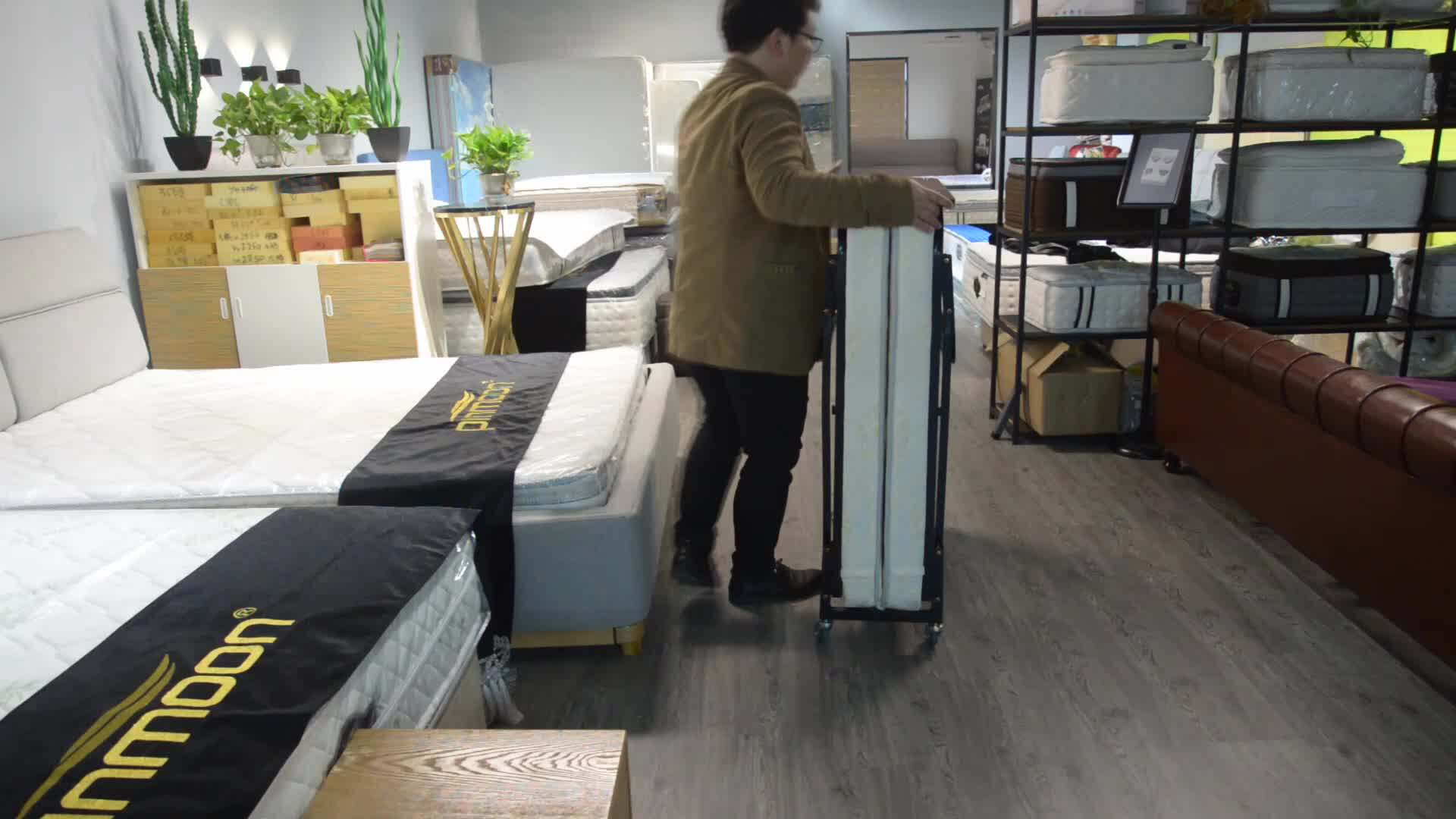 Hotel Saving Space Extra Beds Single Metal Folding Bed - Buy Hotel ...