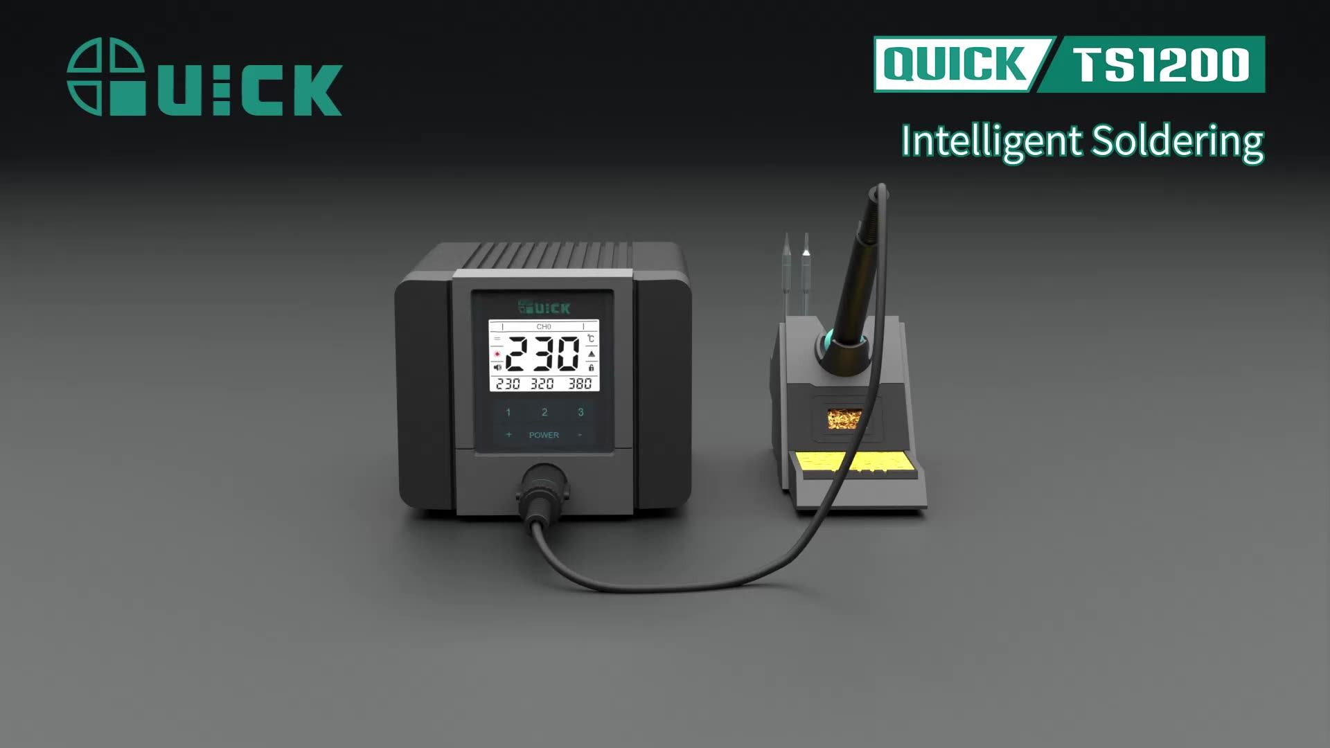 Quick Ts1200 Intelligent Lead-free Soldering Station 120w Welding ...