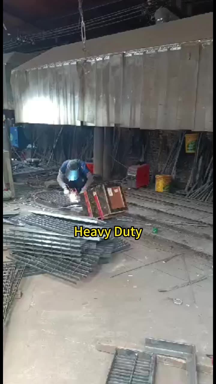 Heavy Duty Steel Grating Treadboard Gutter Cover Building Material ...