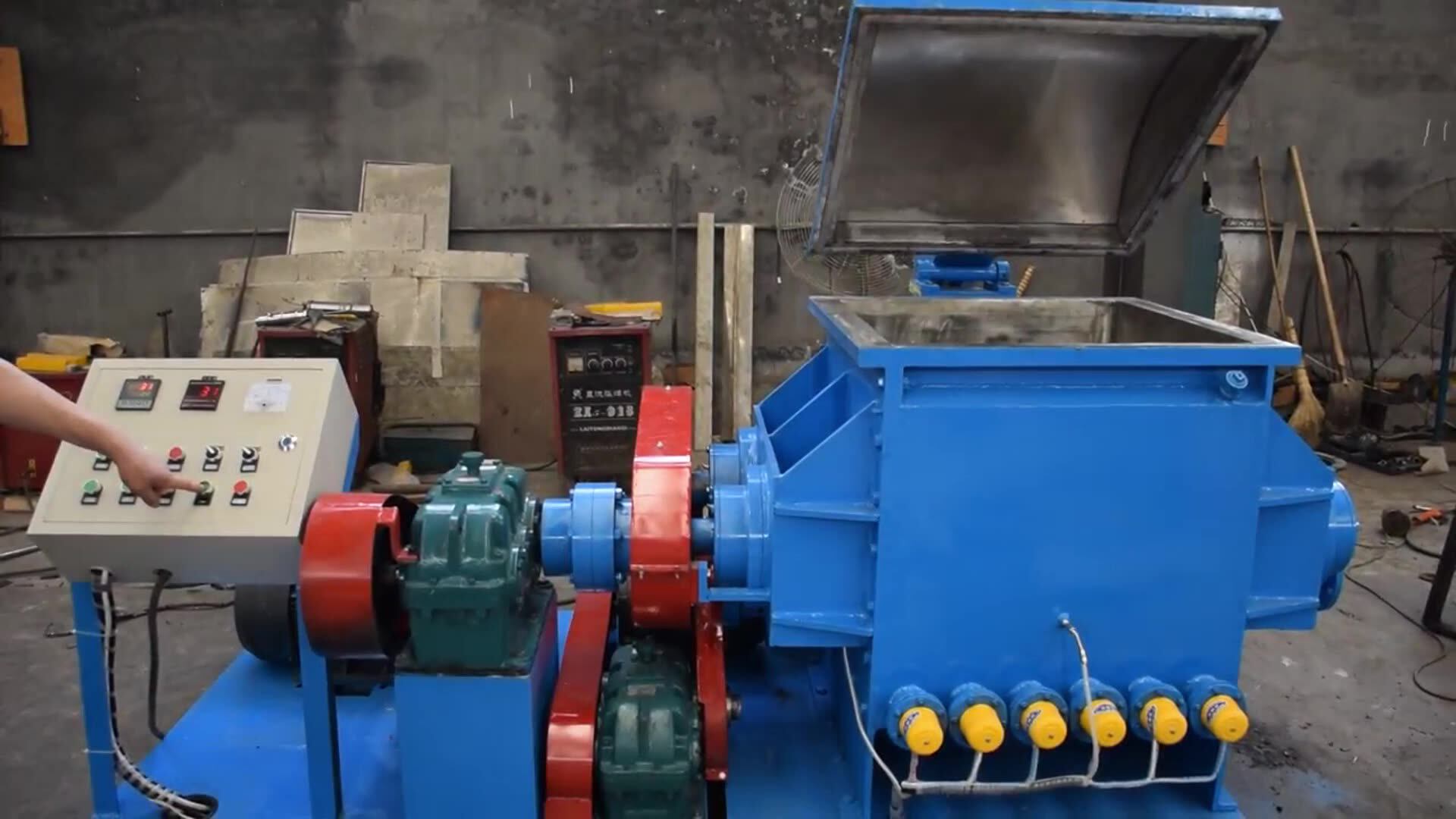 Silicone Mixer Rubber Screw Extruding 2000l Sigma Continuous Rubber ...