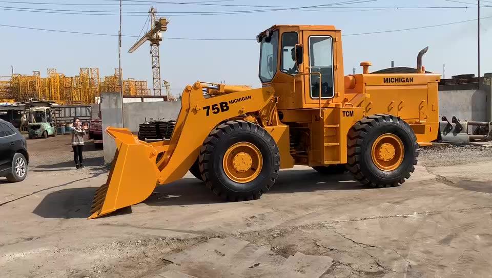 Used Michigan 75b Wheel Loader Original Condition Tcm Made In Japan For ...
