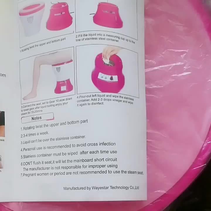 Yoni Steam Sauna Portable Virgin Vagina Mini Steam Sauna Fumigation ...