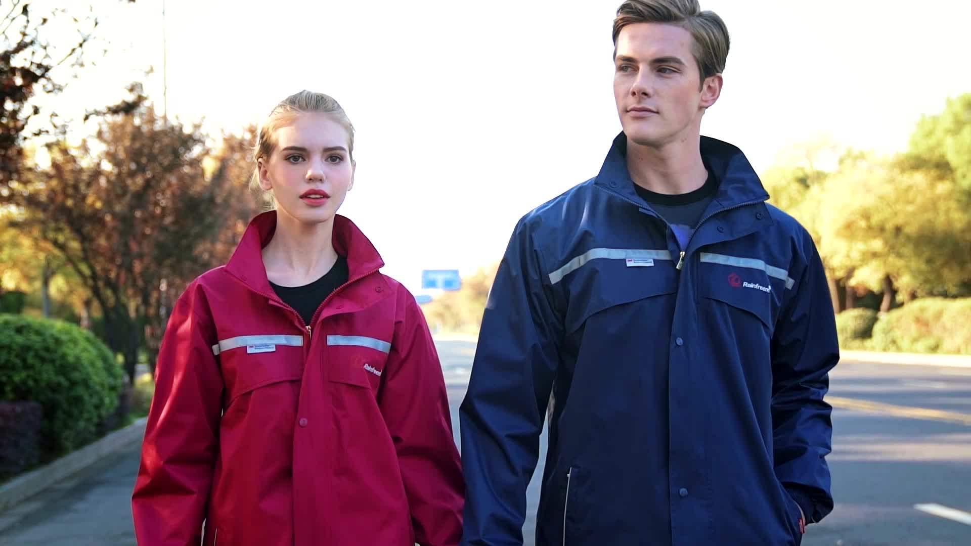 Rainfreem Professional Waterproof Raincoat Women And Men Rain Suit 3m ...