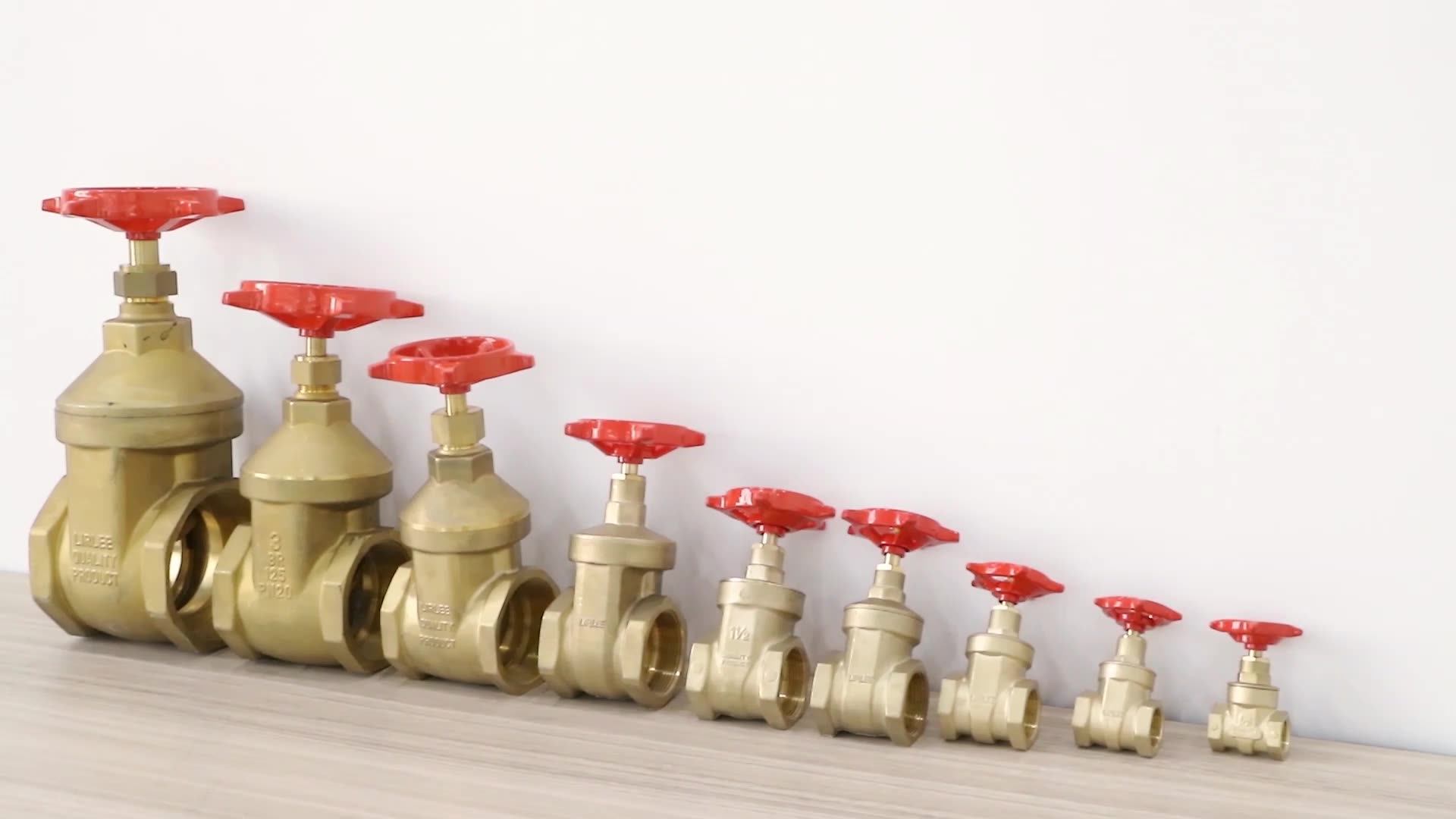 Lirlee Durable Npt Bsp Thread Water Control Spiral Water Sluice Brass ...