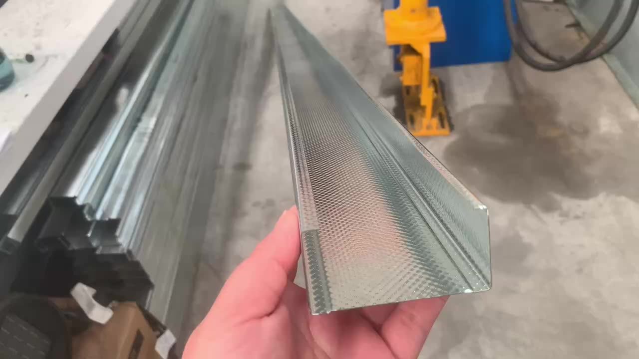 Metal Drywall Profiles Customized Size 26 Gauge Metal C Studs U Tracks ...