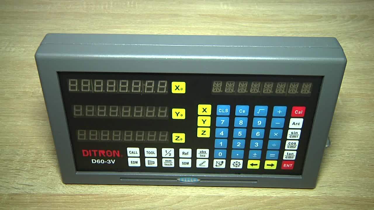 Ditron D60 Series 3axis Digital Readout Dro Color Panel For Lathe And ...