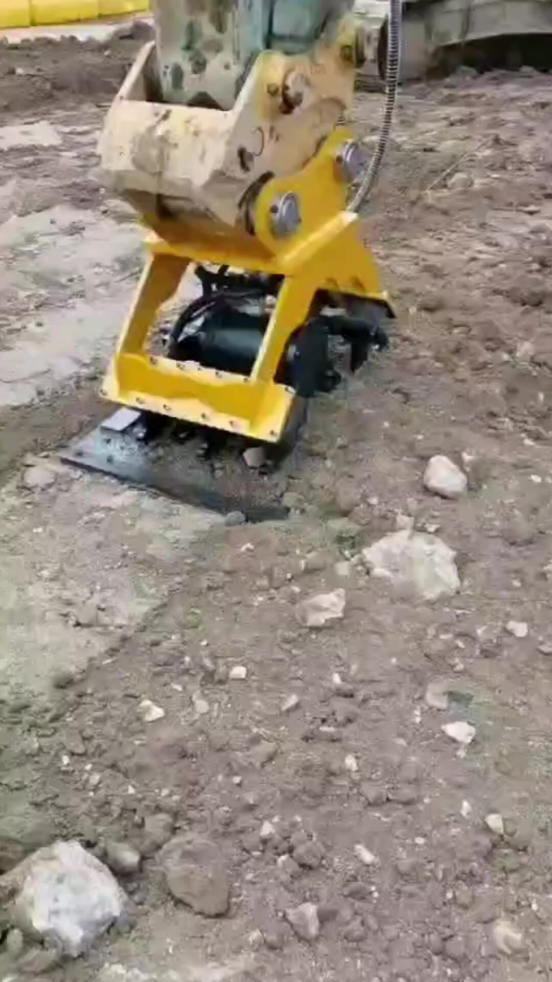 Excavator Vibratory Plate Compactor Soil Compactor For Sale - Buy ...