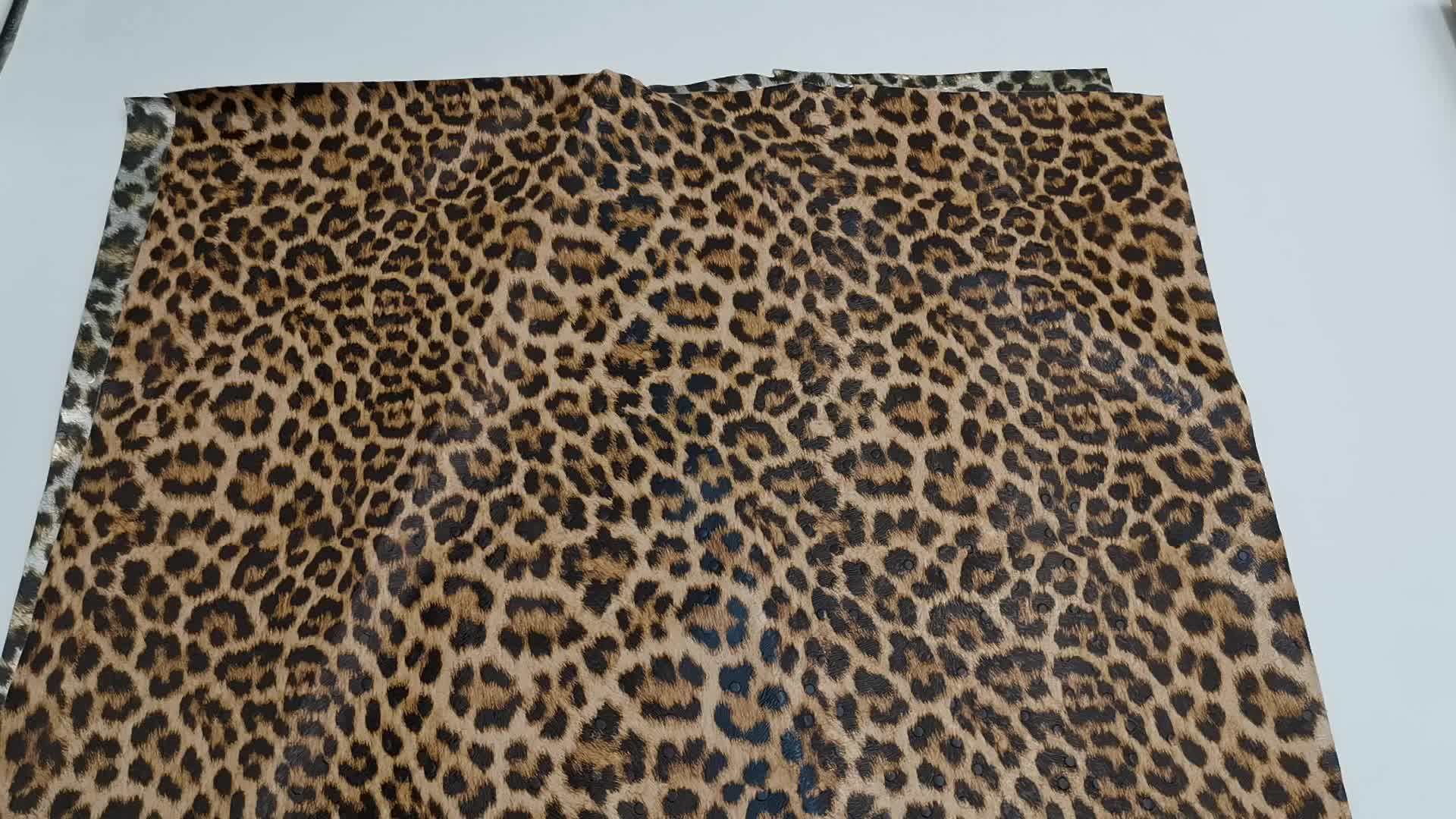Guangzhou Wholesale Faux Synthetic Leopard Print Pu/pvc Leather Good ...