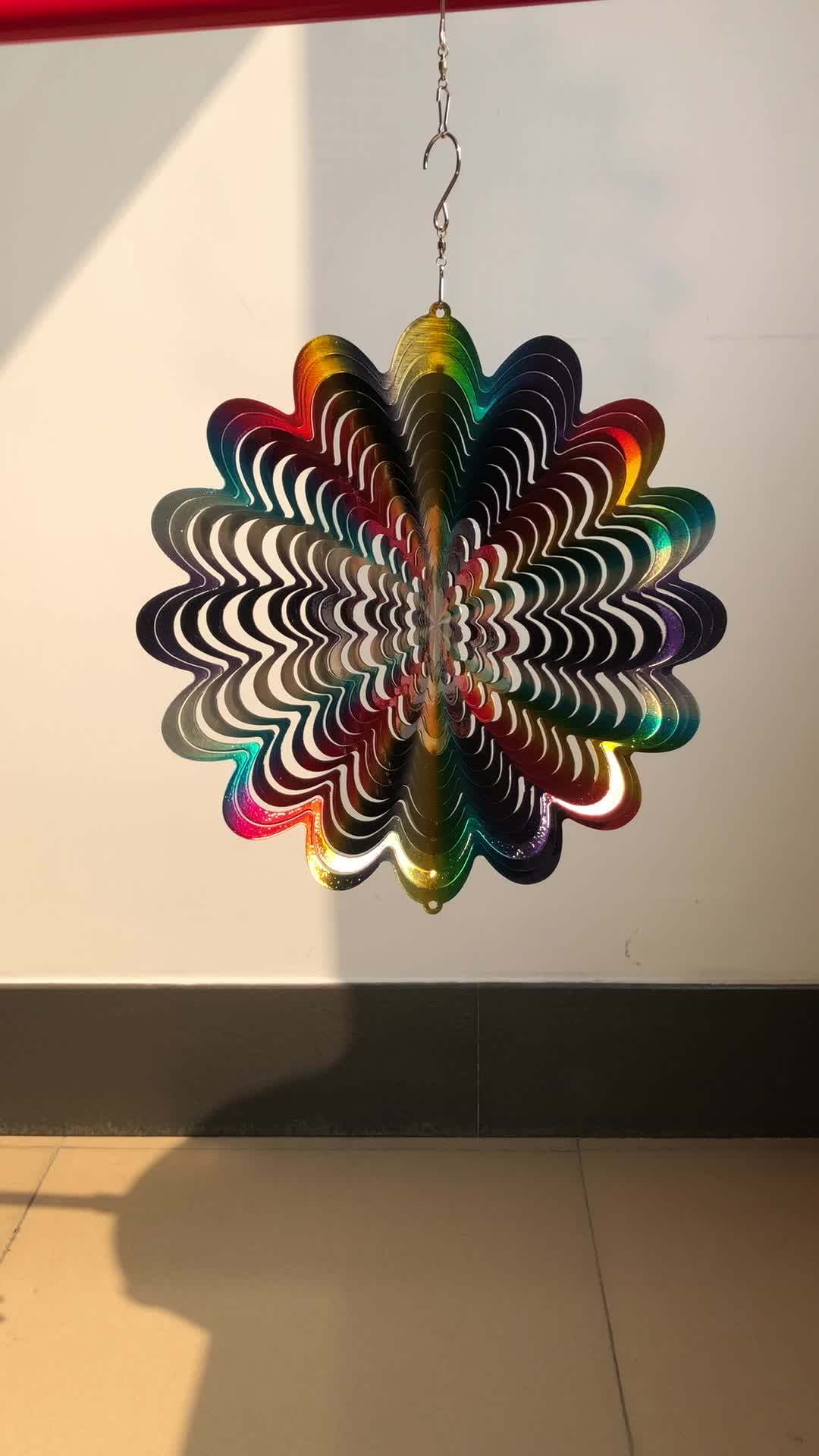 3d Animated Wind Spinner--rainbow - Buy Wind Spinner,Metal Wind Spinner ...