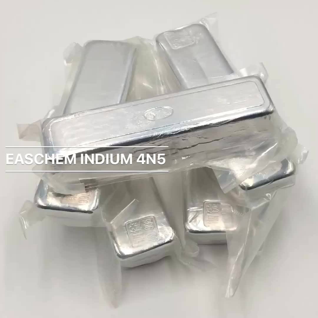 Factory Price Buy Indium Metal Ingot 99.995%min Granular Shot Foils And ...