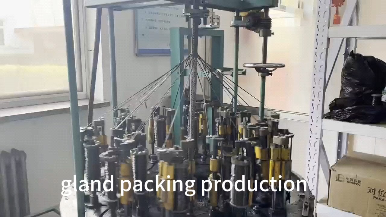 Extrusion-resistant Graphite Impregnated Ptfe And Aramid Fibers Gland ...