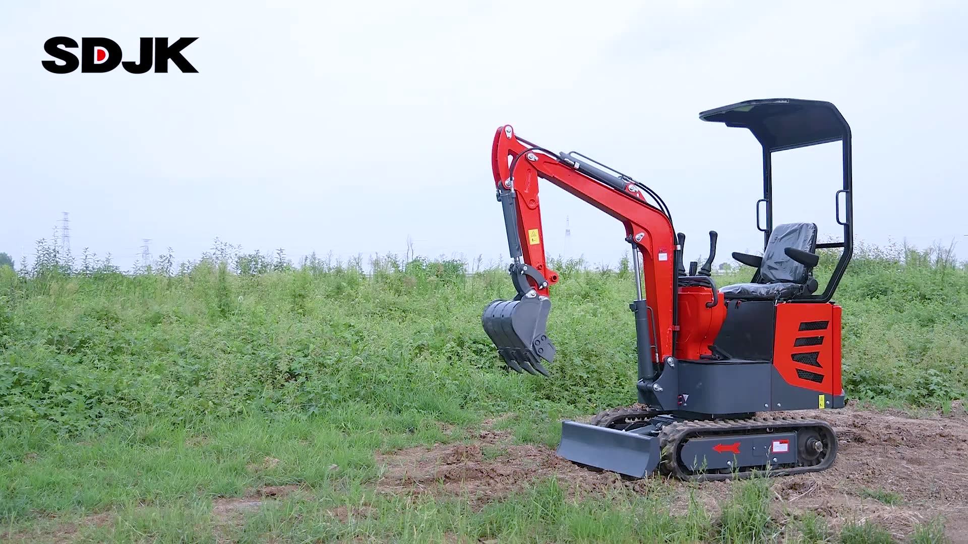 Cheap Mini Excavadora 1000kg Mini Excavators Ce/epa/euro 5 Small Digger ...