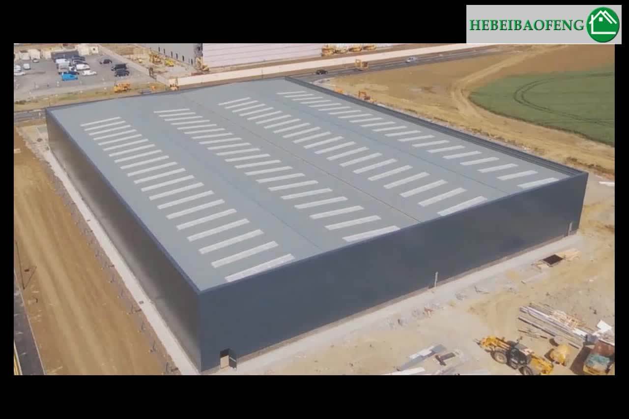 Prefabricated Large Span Warehouse - Buy Prefabricated Warehouse,Steel ...