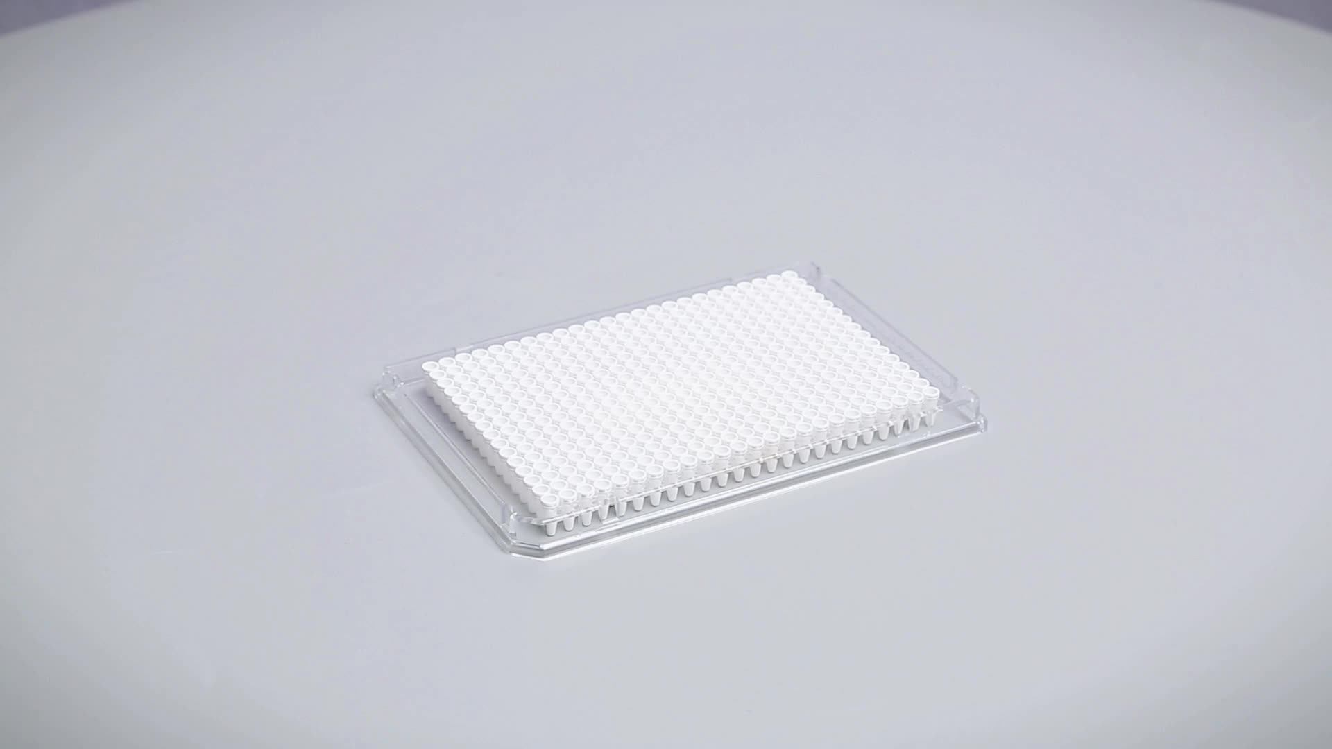Hot Selling Laboratory Microplate Full Skirted Transparent 384 Well Pcr ...