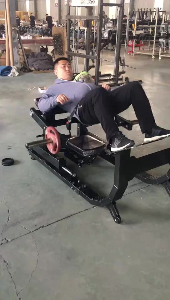 Commercial Workout Strength Hip Lift Fitness Equipment Gym Plate Loaded ...