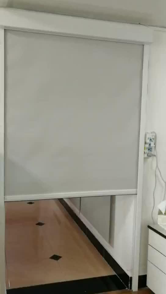 Factory Motorized Zip Track Roller Blinds Blackout Or Sunscreen Zipper ...