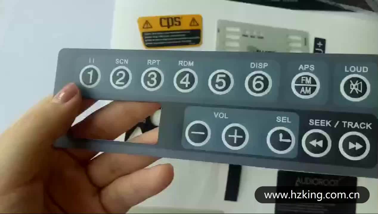 Custom Reverse Silkscreen Printing Lexan Membrane Control Front Panel ...