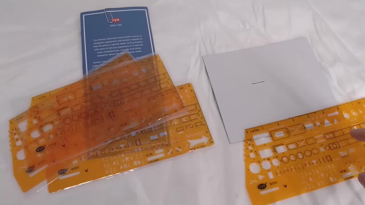 Flexible Plastic Army Military Tactical Map Marking Stencil Symbols ...