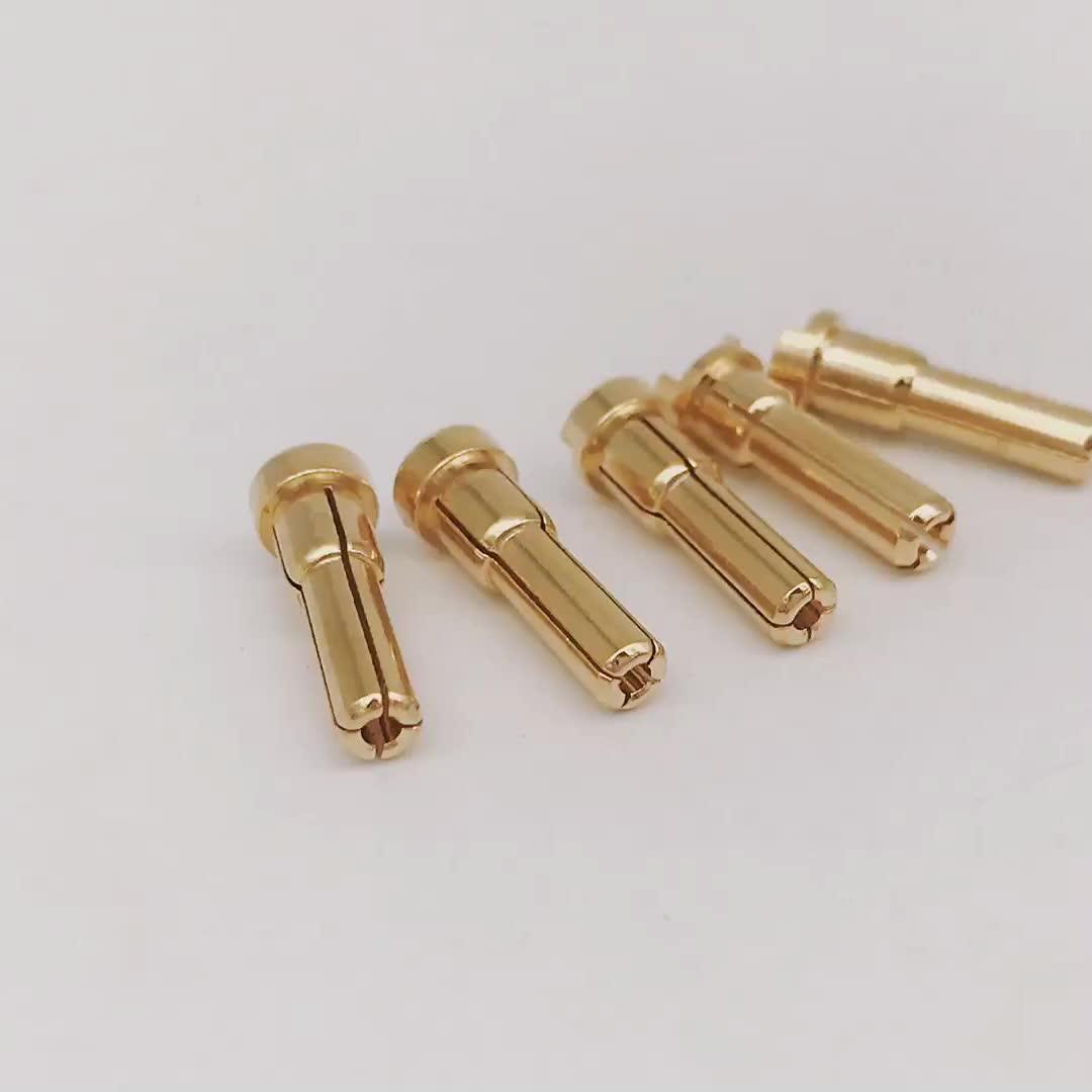 4-5mm Non Caged Gold Bullet Connectors For Esc Motor Lipo Battery - Buy ...