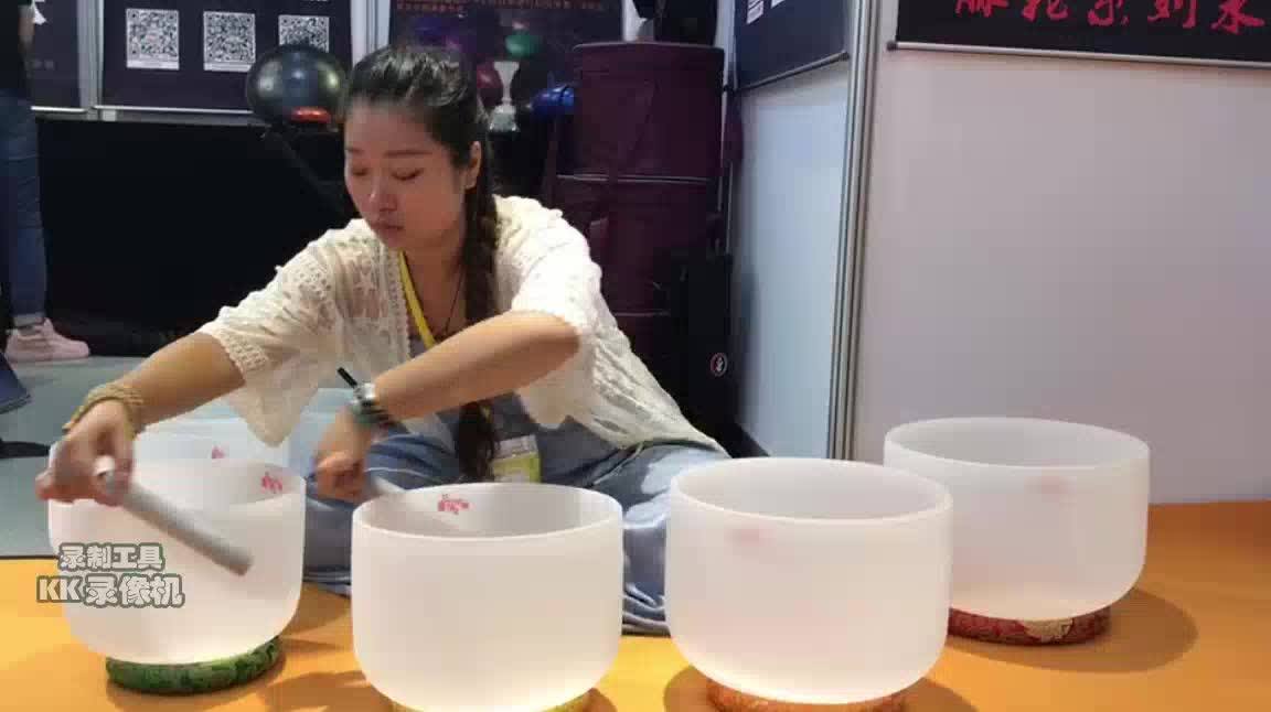 Quartz Frosted Crystal Singing Crucible & Bowl Sound Therapy Healing ...