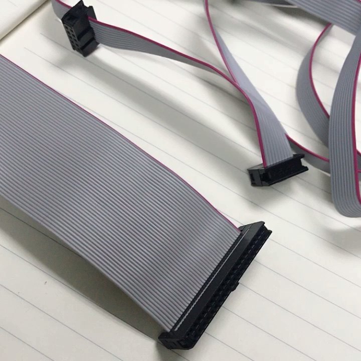 1.27*1.27 Mm 10 Pin Idc Flat Ribbon Cable 1.27 Idc Cable Assembly - Buy ...