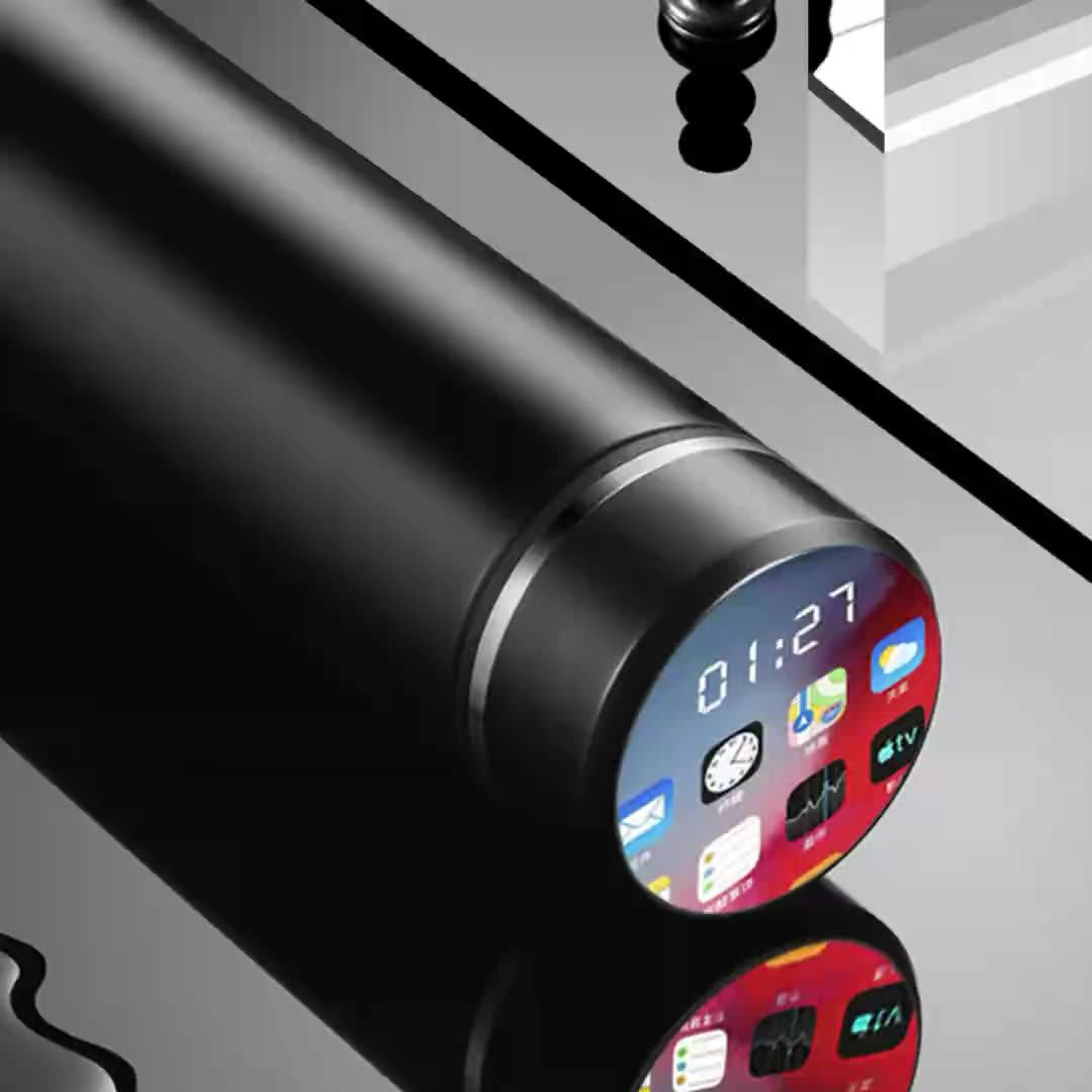 Termo Digital Inteligente Con Pantalla Led De Temperatura,Termo Aislado ...