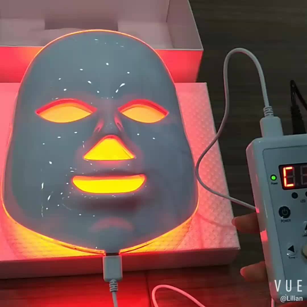 Skin Care Beauty Device Facial Equipment Handheld Face 7 Colours Led ...