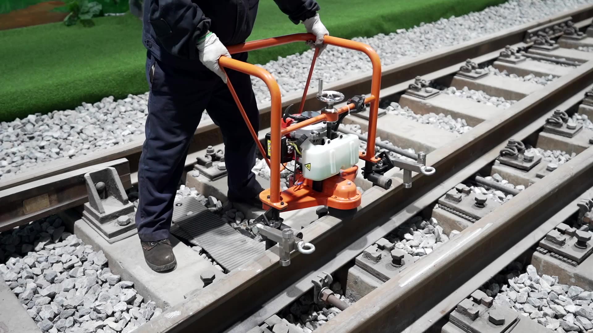 Hot Sale Electric Rail Road Switch Grinder Railroad Track Grinding Machine Rail Profile Weld ...