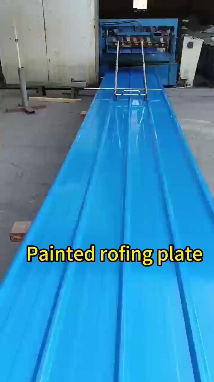 Heatproof 20 Gauge Colored Galvanized Aluzinc Corrugated Fiber Cement ...