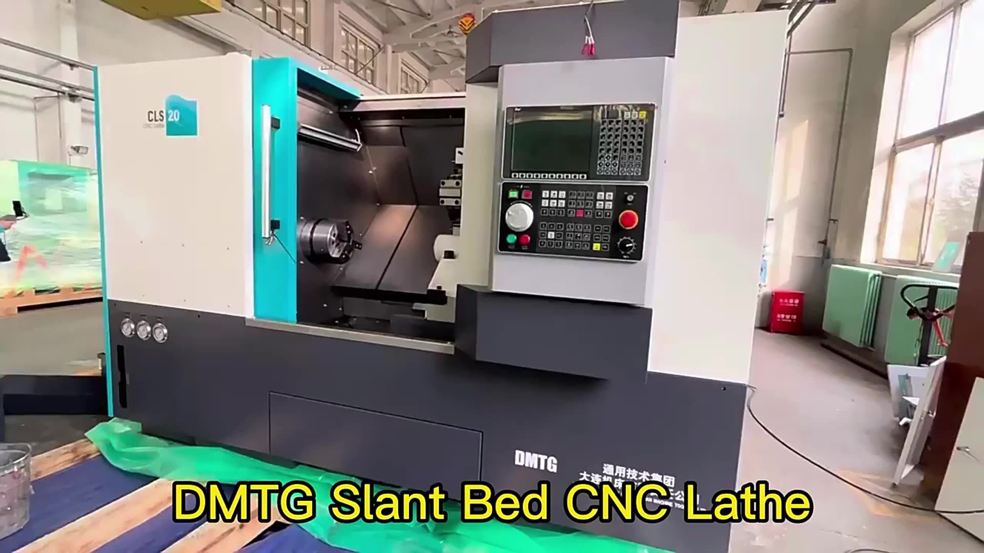 Fanuc Cnc System Cnc Turning Machine Dmtg Slant Bed Cnc Lathe Ct-40 ...