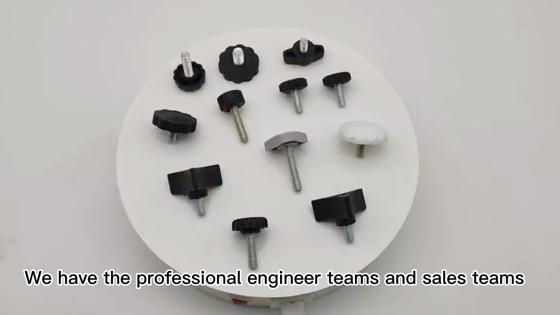 High Quality M4 Plastic Handle Hand Screw Furniture Triangular Handle ...