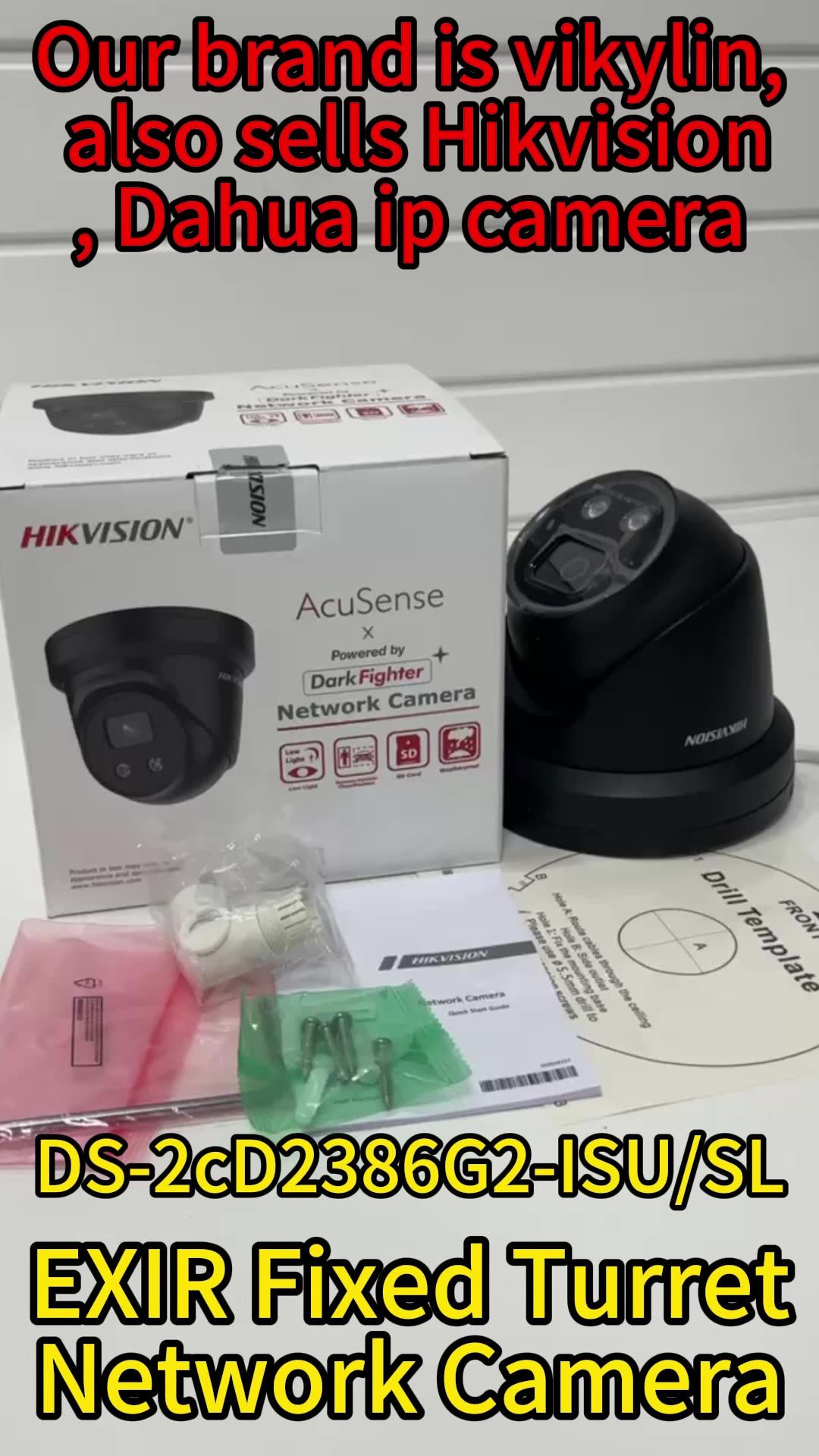 Oem Hik Any Model 2mp 4mp 5mp 8mp Dome Bullet Turret Poe Ip Security ...