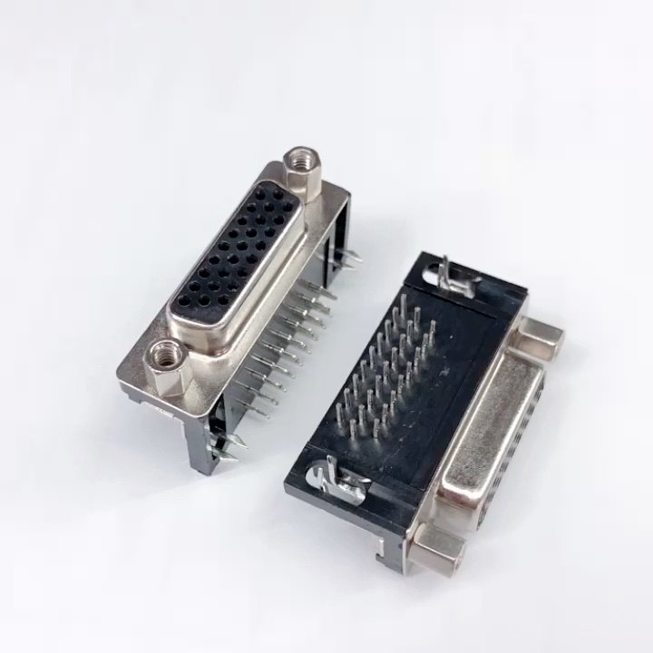 D-sub 26 Pin Female Connector Hdb 26 Pin R/a Type With 4-40#nut Db 26 ...