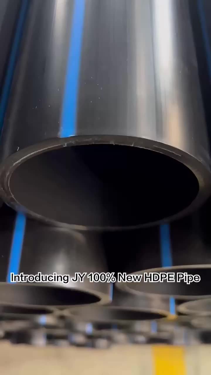 Jy 100% New Hdpe Pipe Plastic Tubes For Water Supply 20mm-1200mm Range ...