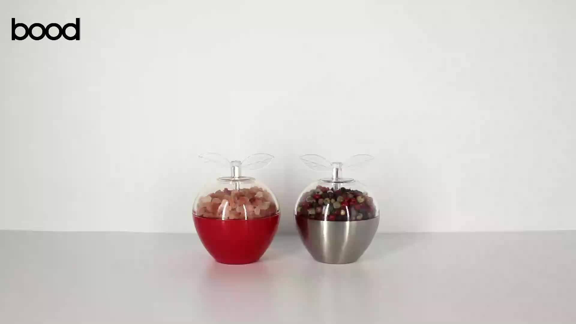 Unique Salt And Pepper Grinder Mill In Apple Shape - Buy Manual Pepper ...