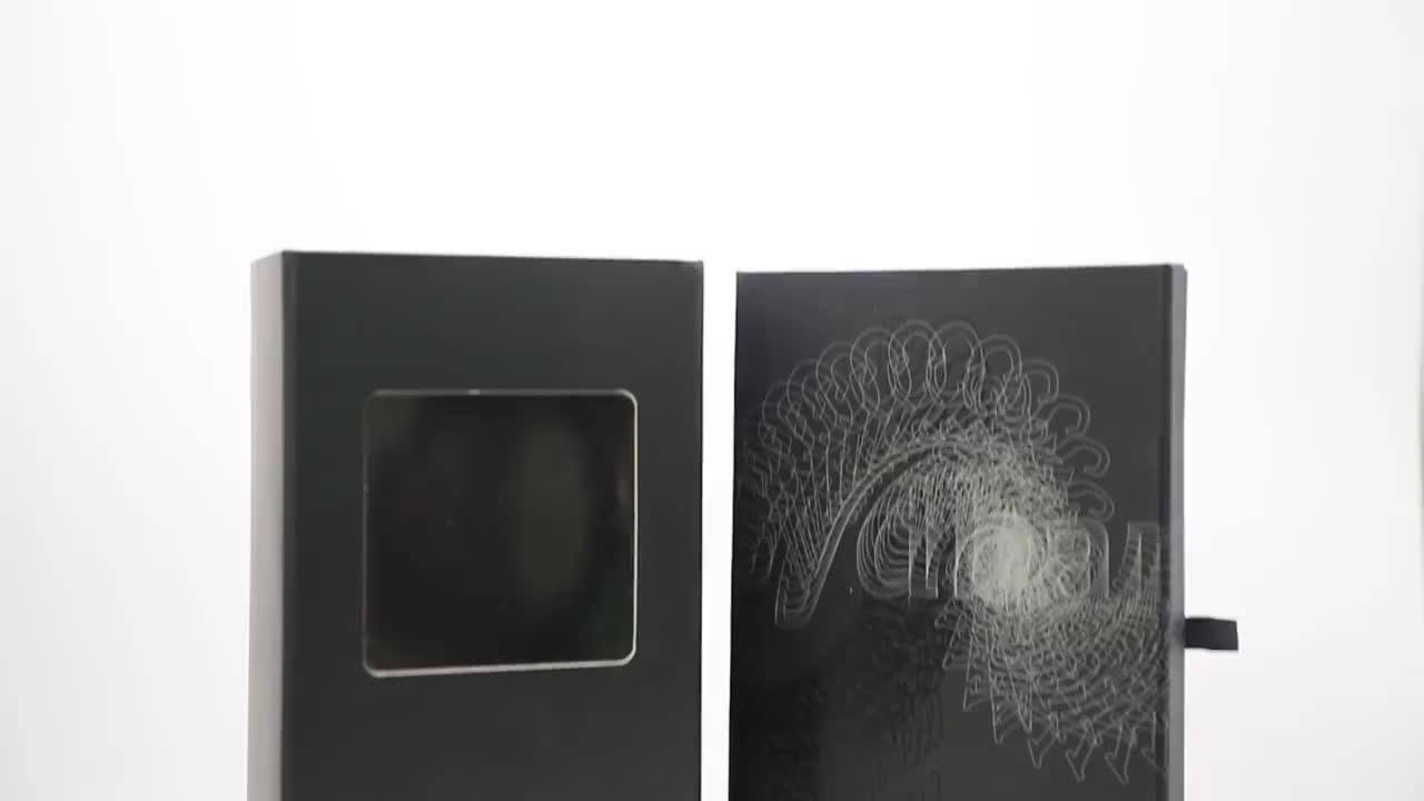 Custom Design Luxury Cell Phone Cardboard Packaging Black Paper Package ...