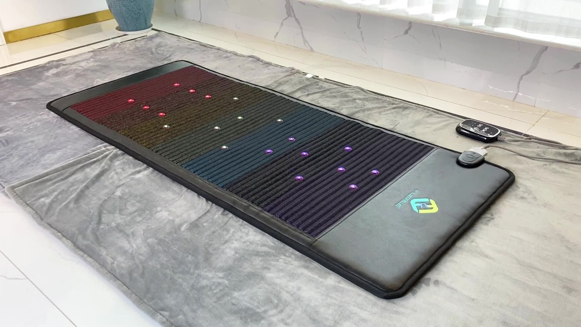 Fuerle Oem/odm Pemf Magnetic Therapy Mat Amethyst Stone Crystal Pemf ...